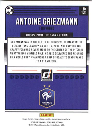 2018-19 Donruss #131 Antoine Griezmann France Soccer Card