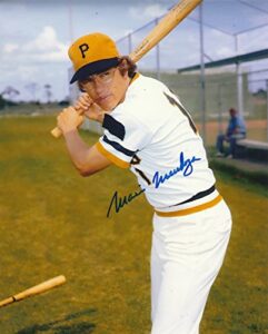 autographed mario mendoza 8×10 pittsburgh pirates photo