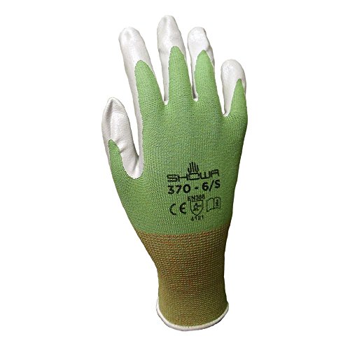 4 Pack Showa Atlas NT370 Atlas Nitrile Garden Gloves - Small (Assorted Colors)