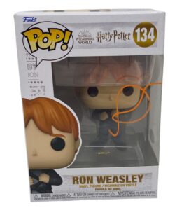 rupert grint signed autographed ron weasley harry potter funko pop #134 acoa coa