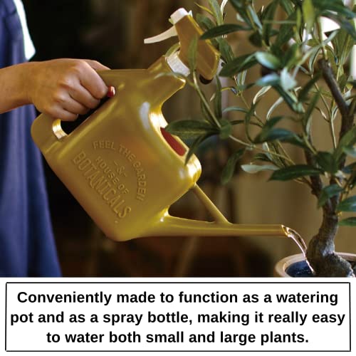 Time Concept Garden Spray Bottle - Green - Watering Pot and Sprinkler, Multipurpose Plant Mister