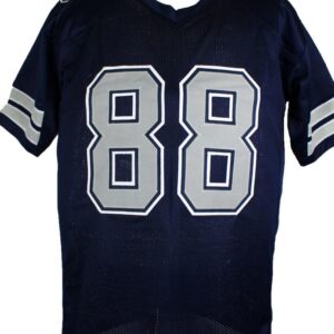 Drew Pearson Autographed Blue Pro Style STAT Jersey w/HOF-Beckett W Hologram Black