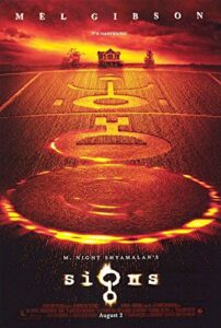 signs – 18.5″x27″ original movie poster half sheet mel gibson m. night shyamalan 2002