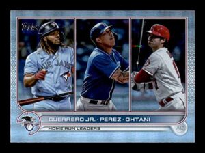 2022 topps rainbow foil #48 guerrero jr./perez/ohtani