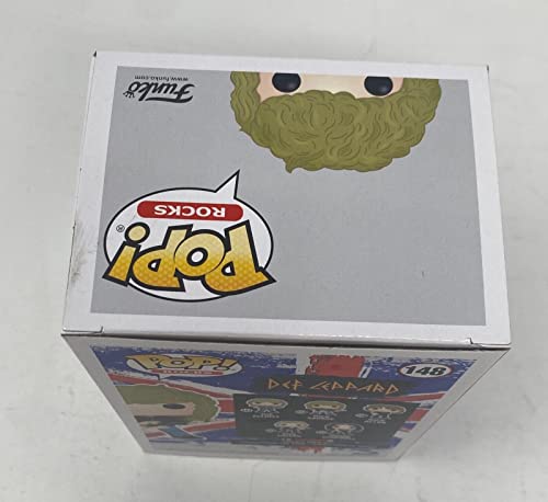 Rick Savage Signed Autographed Def Leppard Funko Pop Rocks Figure ACOA COA