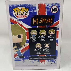 Rick Savage Signed Autographed Def Leppard Funko Pop Rocks Figure ACOA COA