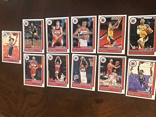 2021-22 Panini NBA Hoops Washington Wizards Team Set Includes Rookies (Hand Collated) of 11 Cards: #80 Deni Avdija Washington Wizards #100 Bradley Beal Washington Wizards #110 Rui Hachimura Washington Wizards #120 Thomas Bryant Washington Wizards #130 Dav