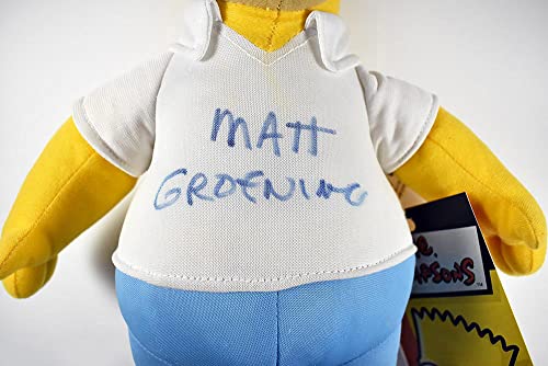 Matt Groening Plush Simpsons Homer Signed Autographed Authentic JSA COA