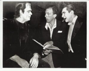 bela lugosi as dracula with cigar glenn strange as frankenstein 8×10 photo bud abbott lou costello meet frankenstein