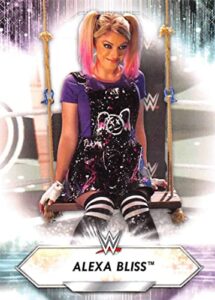 2021 topps wwe #97 alexa bliss official world wrestling entetainment trading card in raw (nm or better) condition