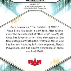 2021 Topps WWE #97 Alexa Bliss Official World Wrestling Entetainment Trading Card in Raw (NM or Better) Condition