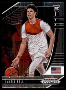 2020-2021 panini prizm draft picks #43 lamelo ball – rookie year