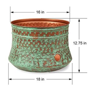 Liberty Garden 1917-G Hose Pot, Hammered, Patina