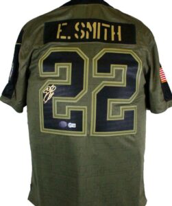 emmitt smith cowboys signed nike salute to service limited player jsy-baw holo – autographed nfl jerseys