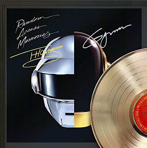 Daft Punk – Random Access Memories Framed Signature LP Record Display M4