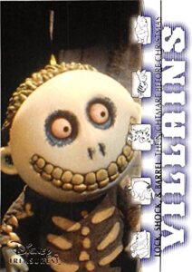 lock shock and barrel trading card disney treasures heroes villains 2004 upper deck #222 nightmare before christmas