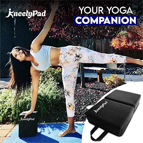 KneelyPad Extra Thick Comfortable Kneeling Pad, Prayer Pillow, Provide Support for Knees, Durable Foam Cushion Knee Mat for Gardening, Yoga, Mechanics, Praying, Stadium Cushion 16 x 10 x 3, Black