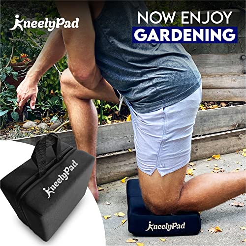 KneelyPad Extra Thick Comfortable Kneeling Pad, Prayer Pillow, Provide Support for Knees, Durable Foam Cushion Knee Mat for Gardening, Yoga, Mechanics, Praying, Stadium Cushion 16 x 10 x 3, Black