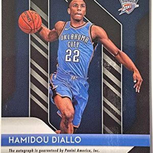 2018-19 Panini Prizm Basketball HAMIDOU DIALLO Autograph Rookie Card - Now with the Detroit Pistons!