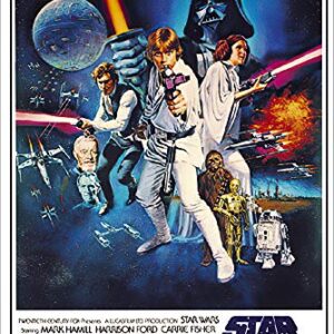 Star Wars: Episode IV - A New Hope - Movie Poster/Print (Regular Style C) (Size: 24 inches x 36 inches) (Poster & Poster Strip Set)