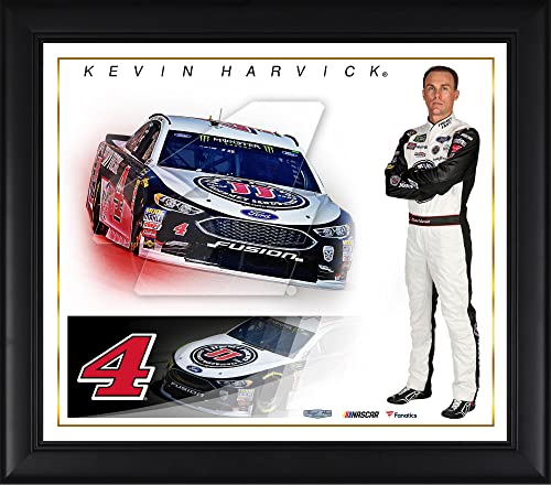 Kevin Harvick Framed 15" x 17" 2018 Jimmy John's Driver Collage - NASCAR Driver Plaques and Collages