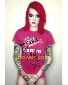 jeffree star youtube makeup artist reprint signed 8×10″ photo #1 rp