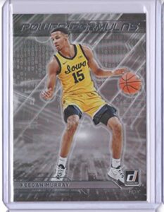 2022-23 panini chronicles draft picks power formulas #4 keegan murray – rookie year – iowa hawkeyes