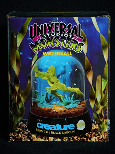 VINTAGE 1991 CREATURE FROM THE BLACK LAGOON * MONSTER SNOW GLOBE * WATERBALL * MINT UNUSED!!