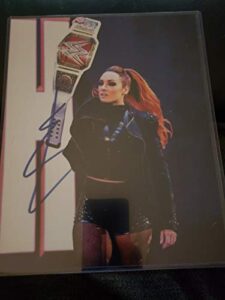 mcw pro wrestling wwe becky lynch signed 8x10 photo autograph