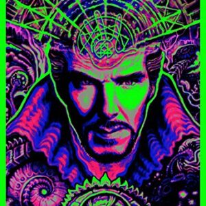 MARVEL'S DOCTOR STRANGE Set of 2 - Original Promo Movie Posters 9.5"x13" IMAX AMC Benedict Cumberbatch Blacklight