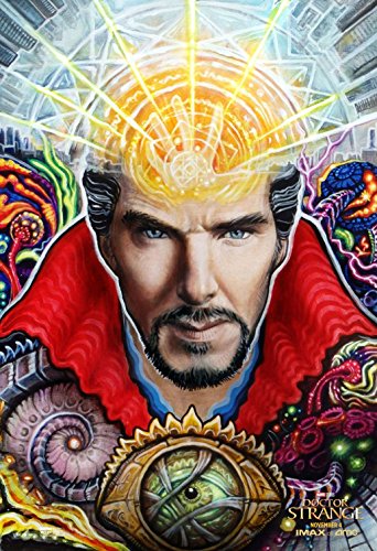 MARVEL'S DOCTOR STRANGE Set of 2 - Original Promo Movie Posters 9.5"x13" IMAX AMC Benedict Cumberbatch Blacklight