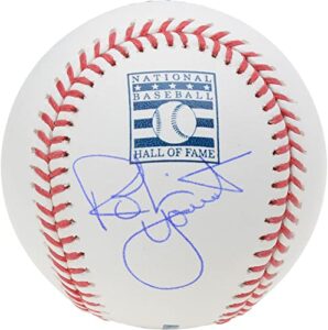 robin yount milwaukee brewers autographed hall of fame logo baseball – autographed baseballs