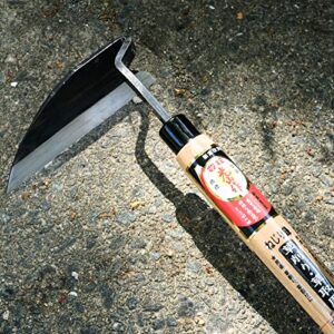 豊稔光山作 Japanese Garden Tools Very Sharp Edge, Weeding Tools Gardening, Japanese Weeding Sickle, Machete for Clearing Brush - Made in Japan