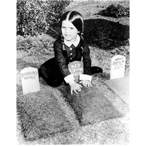 addams family lisa loring as wednesday graveyard 8inch by 10 inch photograph tl