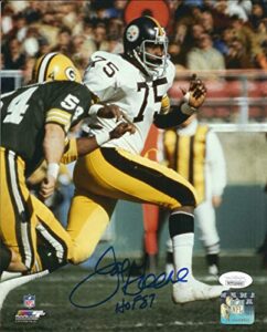 autographed joe greene 8x10 pittsburgh steelers photo jsa