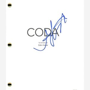 Amy Forsyth Signed Autographed Coda Movie Script Screenplay ACOA COA