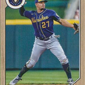 2022 Topps Archives #281 Willy Adames 1987 Topps NM-MT Milwaukee Brewers Baseball