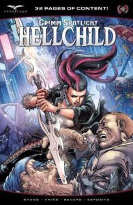 grimm spotlight: hellchild #1b vf/nm ; zenescope comic book