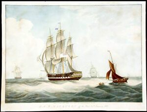 h.c.s. macqueen off the start, 26th. january 1832