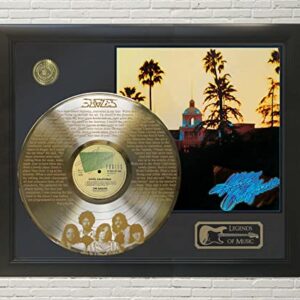 Eagles - Hotel California Framed Legends Of Music Etched LP Record Display M4