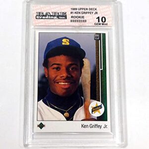 1989 Upper Deck Ken Griffey Jr. Rookie #1 Rare Grading 10 Gem Mint - Baseball Cards