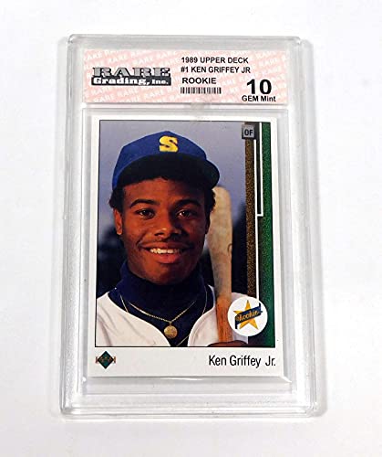 1989 Upper Deck Ken Griffey Jr. Rookie #1 Rare Grading 10 Gem Mint - Baseball Cards