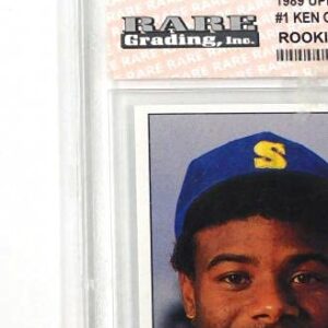 1989 Upper Deck Ken Griffey Jr. Rookie #1 Rare Grading 10 Gem Mint - Baseball Cards