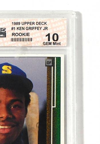 1989 Upper Deck Ken Griffey Jr. Rookie #1 Rare Grading 10 Gem Mint - Baseball Cards