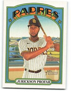 2021 topps heritage #340 jurickson profar padres baseball mlb