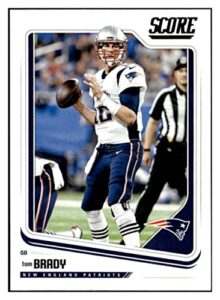 2018 score #206 tom brady new england patriots football card