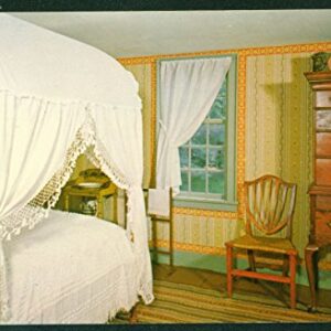 Richardson House West Chamber Bedroom Old Sturbridge Village Brookfield Massachusetts Postcard