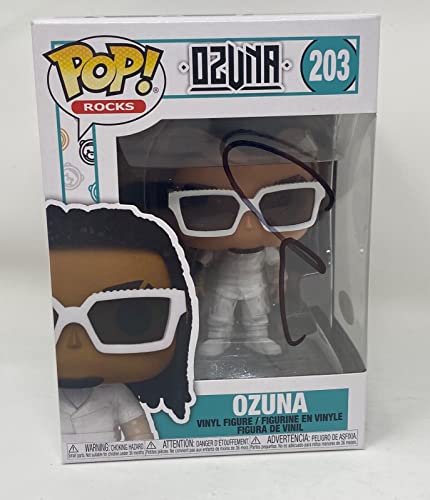 Ozuna Signed Autographed Funko Pop Rocks Vinyl Figure Puerto Rican Singer ACOA