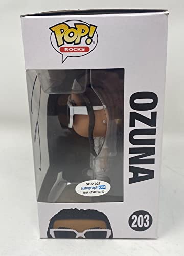 Ozuna Signed Autographed Funko Pop Rocks Vinyl Figure Puerto Rican Singer ACOA