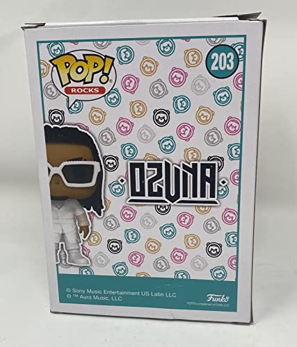 Ozuna Signed Autographed Funko Pop Rocks Vinyl Figure Puerto Rican Singer ACOA